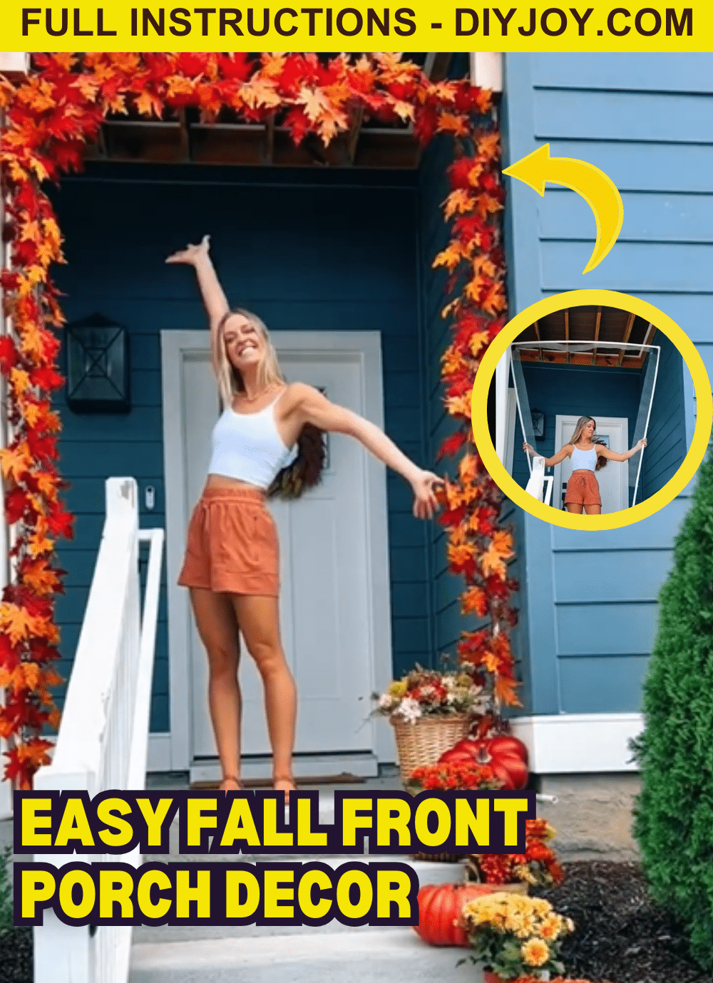 Easy Fall Front Porch Decor