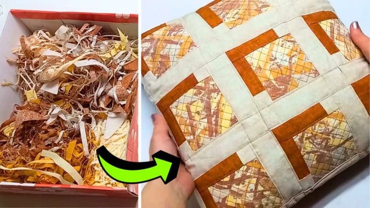 Easy Scrappy Quilted Pillowcase Using the Pizza Technique - DIY Joy