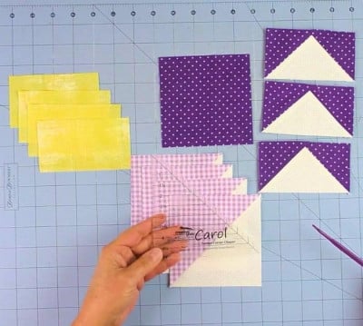 Easy Folded Corners Quilt Block Tutorial - DIY Joy