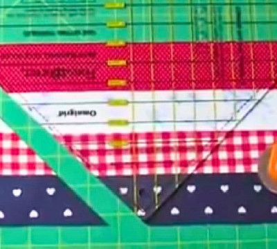 Easy Strata Star Table Topper Quilt Tutorial - DIY Joy