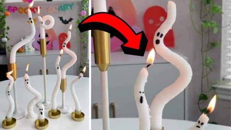 Super Easy DIY Ghost Candle Tutorial - DIY Joy