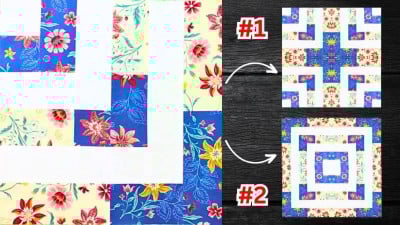 Super Easy Sun Spots Quilt Block Tutorial - DIY Joy