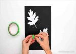 DIY Fall Leaf Chalk Art Tutorial - DIY Joy