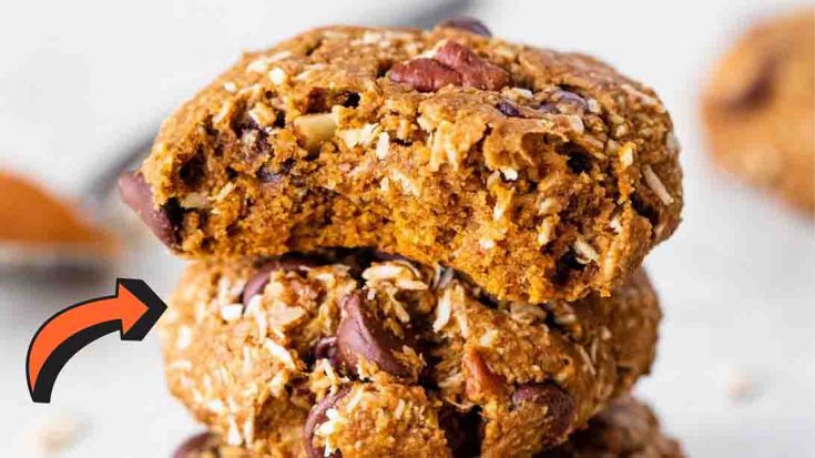 Pumpkin Oatmeal Power Cookies Recipe - DIY Joy