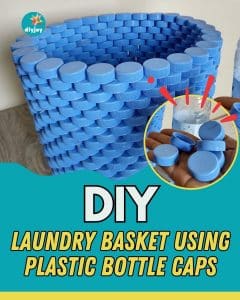 Diy Laundry Basket Using Plastic Bottle Caps