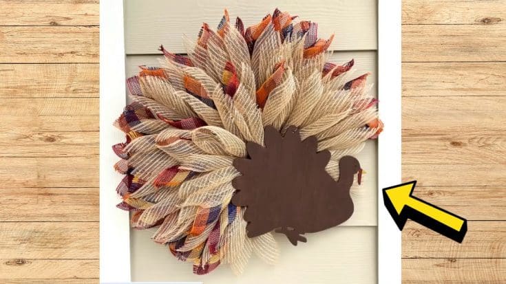 DIY Turkey Thanksgiving Wreath - DIY Joy