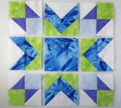 How to Make a Blueberry Pie Quilt Block - DIY Joy