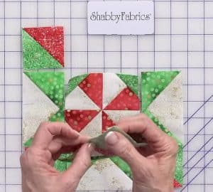 How to Make a Peppermint Quilt Block - DIY Joy