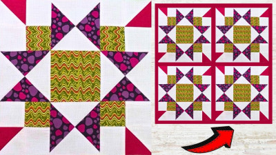 Easy Flower Garden Quilt Block Tutorial - DIY Joy