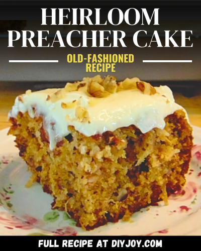 Easy Old-Fashioned Preacher Cake Recipe - DIY Joy