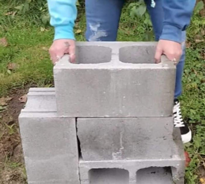 How to Build an Emergency Cinder Block Rocket Stove - DIY Joy