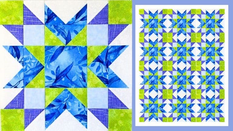 How to Make a Blueberry Pie Quilt Block - DIY Joy
