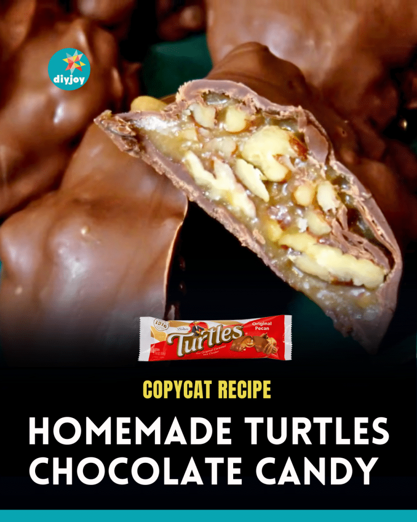 Homemade Turtles Chocolate Candy Recipe