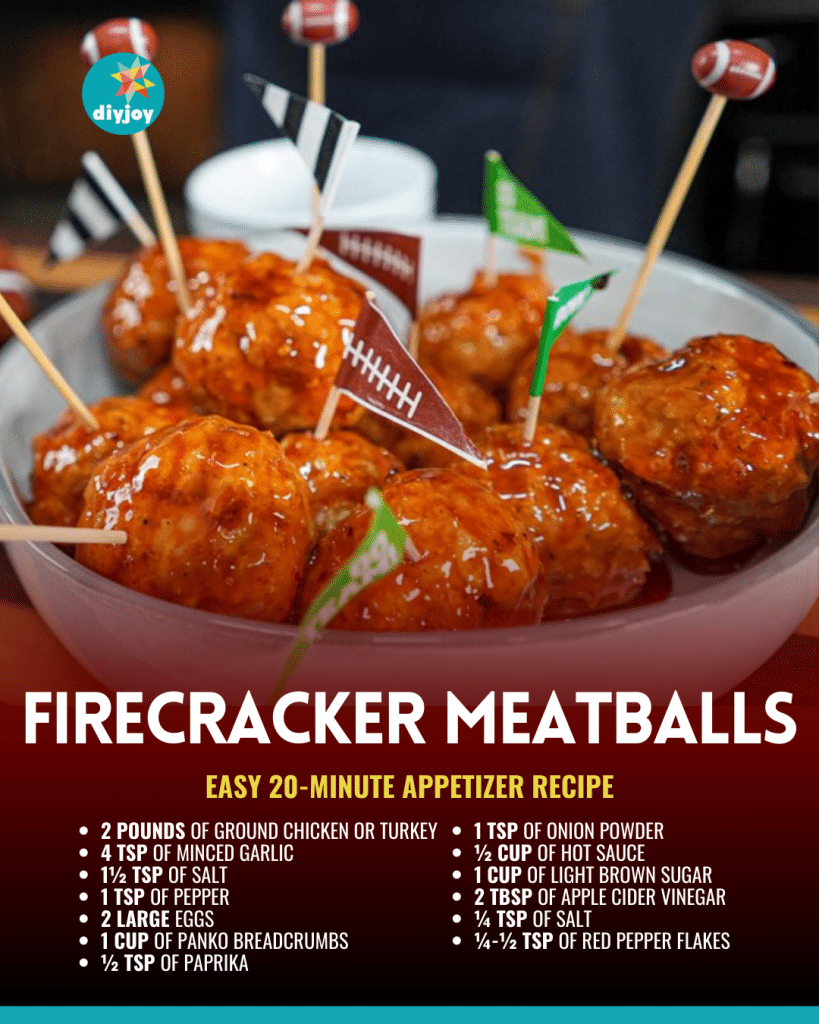 Easy 20-Minute Firecracker Meatballs Recipe - DIY Joy