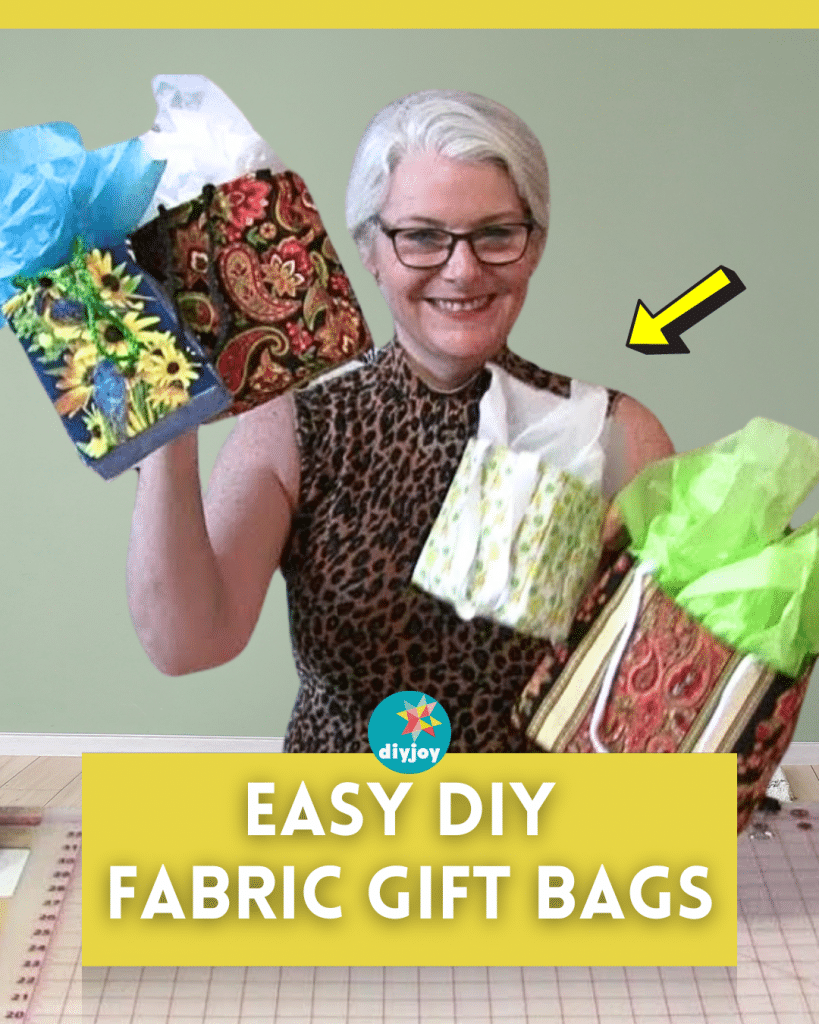 Easy DIY Fabric Gift Bag