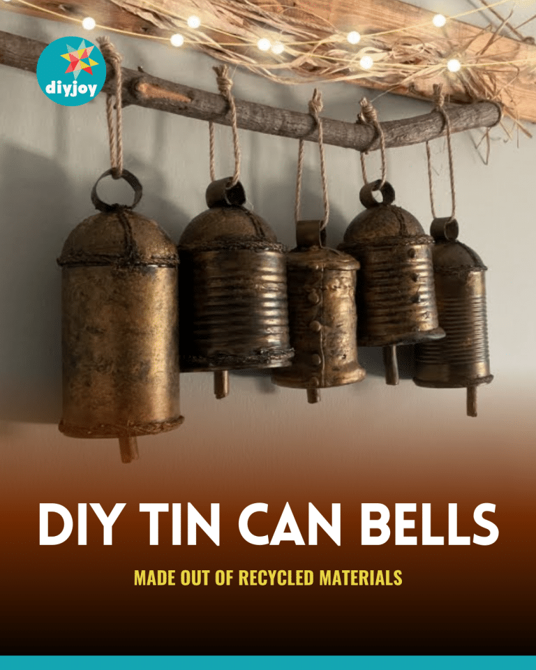 Easy & Inexpensive DIY Tin Can Bells Tutorial - DIY Joy