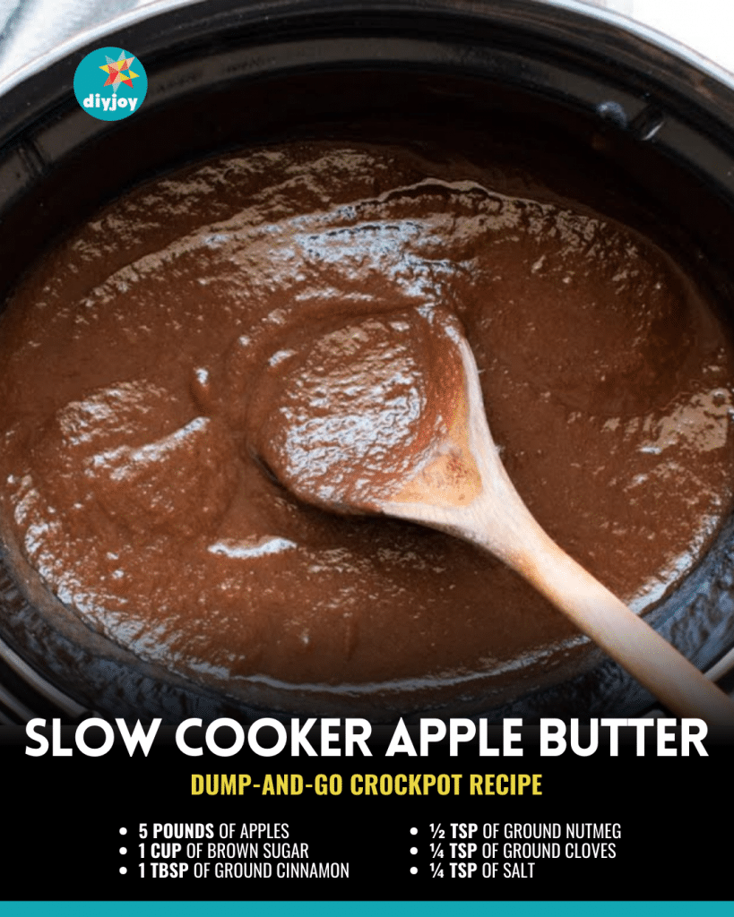 Easy Slow Cooker Apple Butter Recipe - DIY Joy