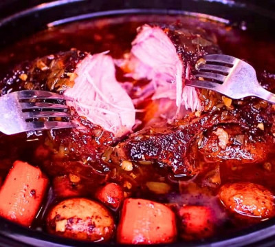 Easy Slow Cooker Sunday Pork Roast Recipe - DIY Joy