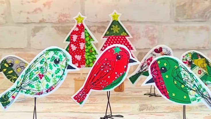 Easy-to-Make DIY Bird Décor Using Fabric Scraps - DIY Joy