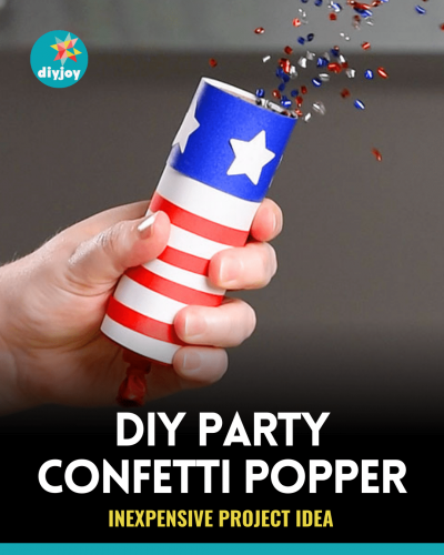 How to Make a DIY Party Confetti Popper - DIY Joy