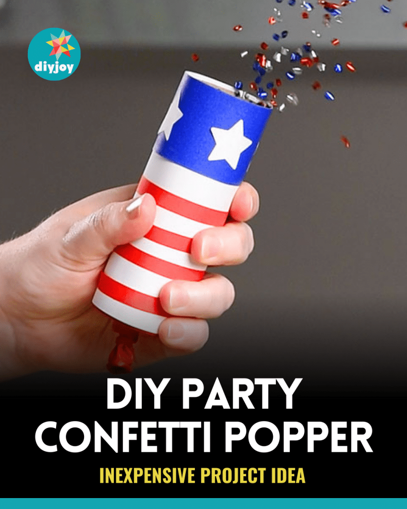 How to Make a DIY Party Confetti Popper - DIY Joy