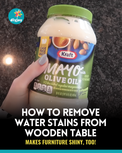 How to Remove Water Stains from Wooden Table - DIY Joy