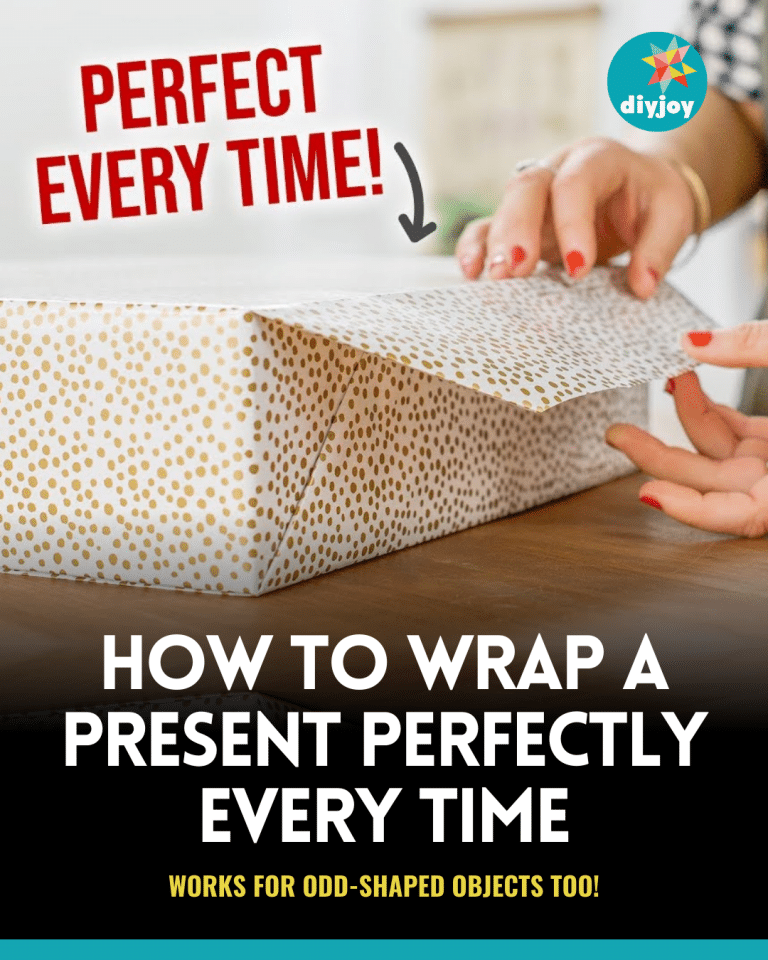 How to Wrap a Present Perfectly Every Time - DIY Joy