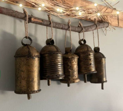 Easy & Inexpensive DIY Tin Can Bells Tutorial - DIY Joy