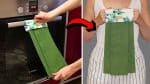 How to Sew a Hanging Kitchen Towel in 5 minutes - DIY Joy