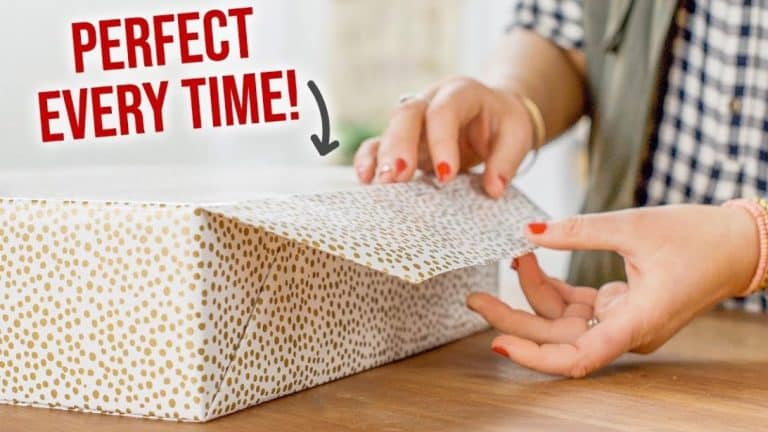 How to Wrap a Present Perfectly Every Time - DIY Joy