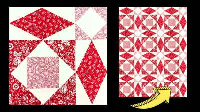 Quick & Easy Storm Sea Quilt Block Tutorial - DIY Joy