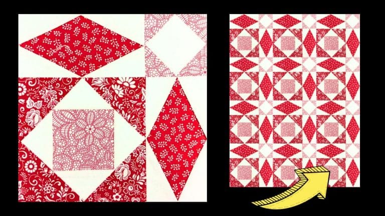 Quick & Easy Storm Sea Quilt Block Tutorial - DIY Joy