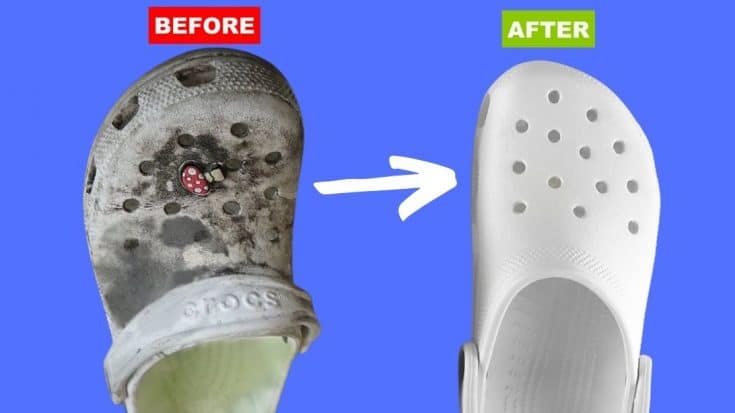 The Best Way to Clean Crocs - DIY Joy