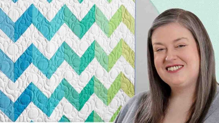 Chevron Quilt with Free Pattern Tutorial - DIY Joy