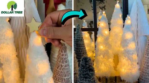 DIY Dollar Tree Duster Christmas Tree Tutorial - DIY Joy