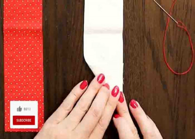 DIY Folded Fabric Star Ornament Tutorial - DIY Joy