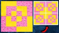 Beginner-Friendly Bento Box Quilt Block Tutorial - DIY Joy