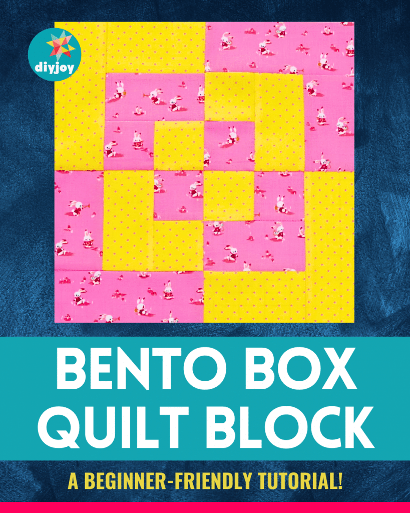 Beginner-Friendly Bento Box Quilt Block Tutorial - DIY Joy