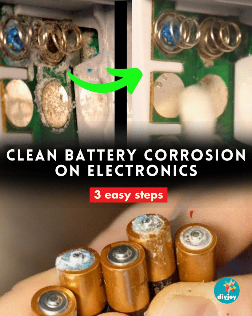 Clean Battery Corrosion on Electronics