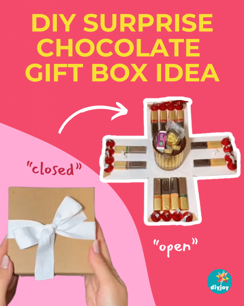 DIY Surprise Chocolate Gift Box Idea