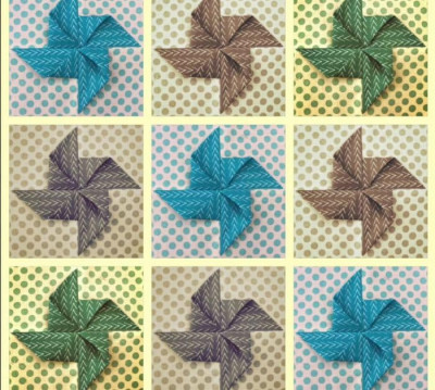 Easy Origami Pinwheel Quilt Block Tutorial - DIY Joy
