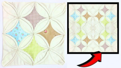 Easy Cathedral Window Quilt Tutorial - DIY Joy