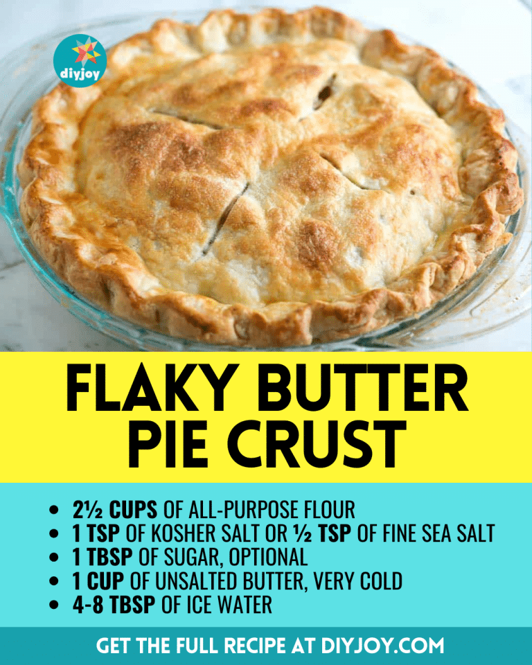 Easy Flaky Butter Pie Crust Recipe - DIY Joy Easy Flaky Butter Pie Crust Recipe - DIY Joy