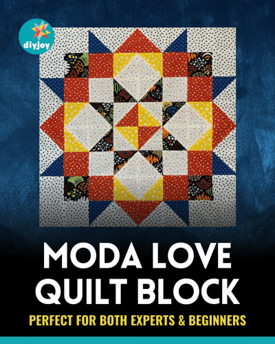 Easy Moda Love Quilt Block Tutorial - DIY Joy