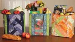 Easy Quilt As You Go Shopping Tote Bag Tutorial - DIY Joy
