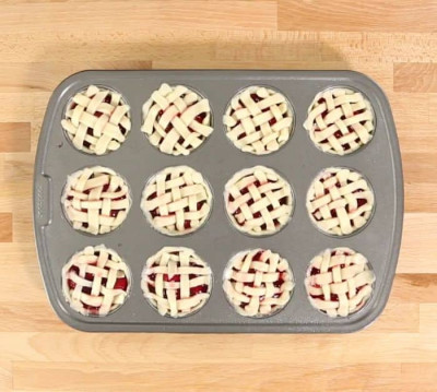 Easy Mini Cherry Pie Recipe - DIY Joy