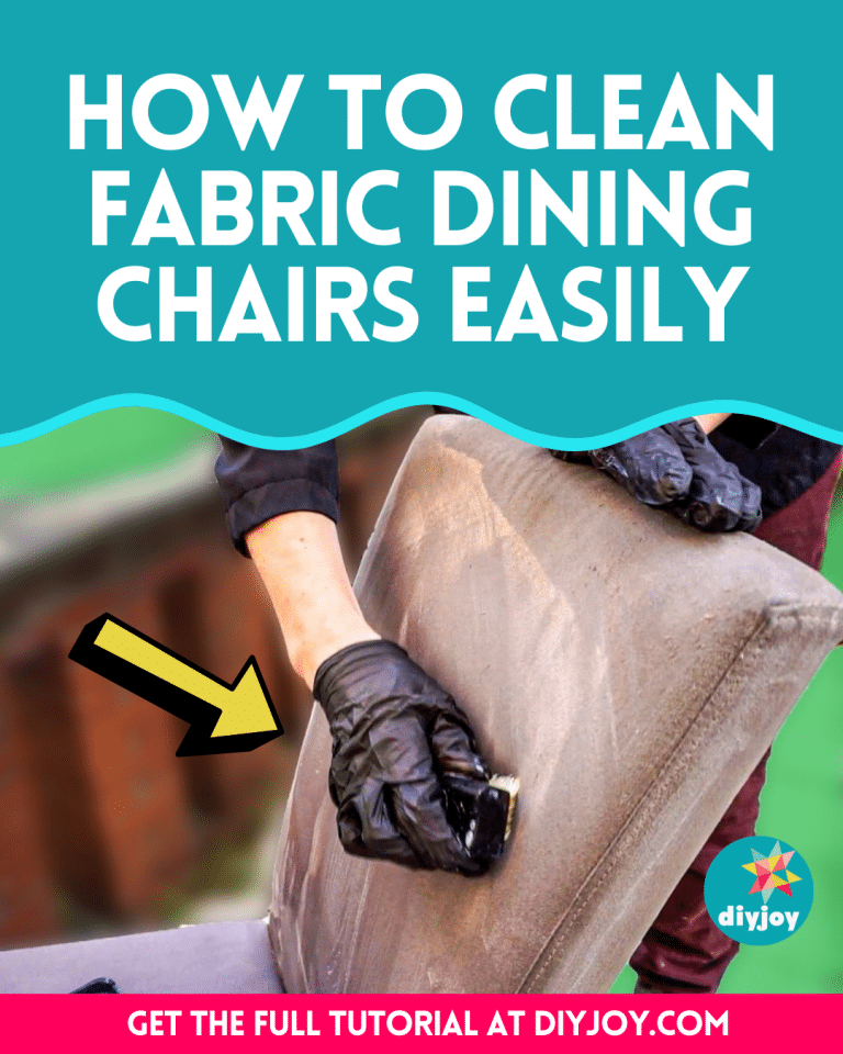 How to Clean Fabric Dining Chairs Easily - DIY Joy