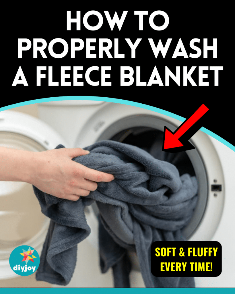 How to Properly Wash a Fleece Blanket - DIY Joy