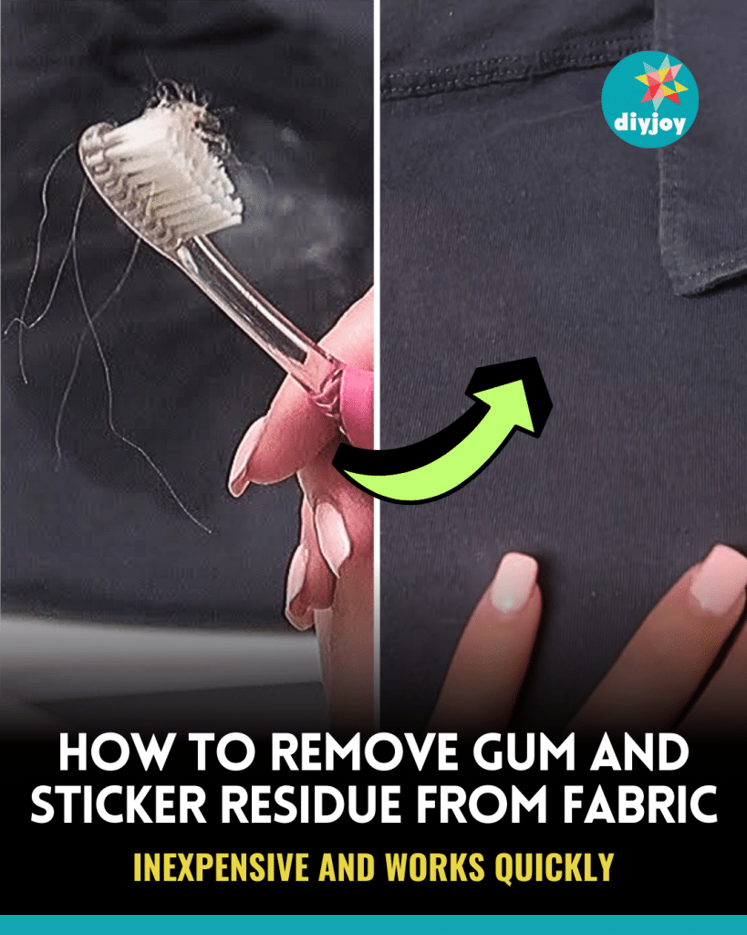 How To Remove Gum From Fabric