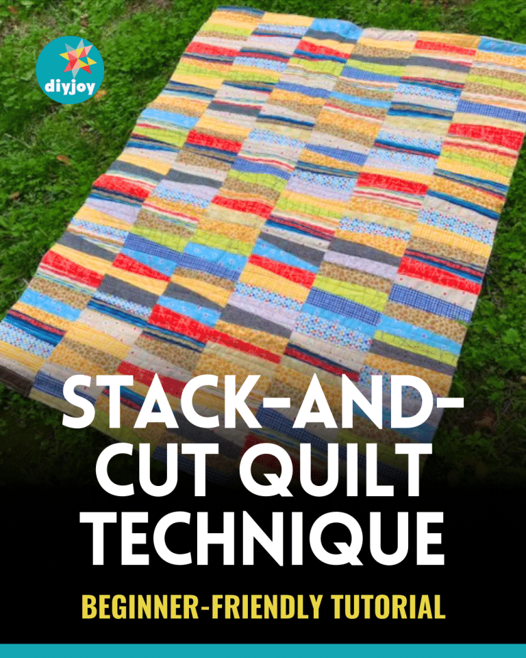 Learn the Stack-and-Cut Quilt Technique - DIY Joy